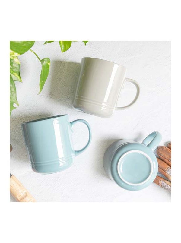 Printed Stoneware Coffee Mug | Personalized 15 oz. Ceramic Mug | CarryGreen