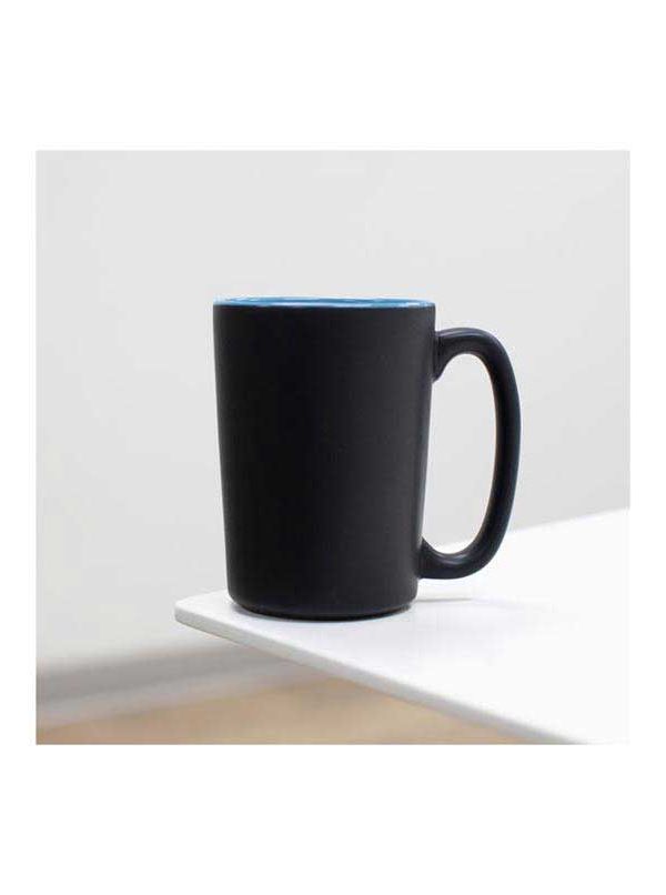 Custom Printed Ceramic Coffee Mugs| 12 oz. Stoneware Matte Color Mug ...