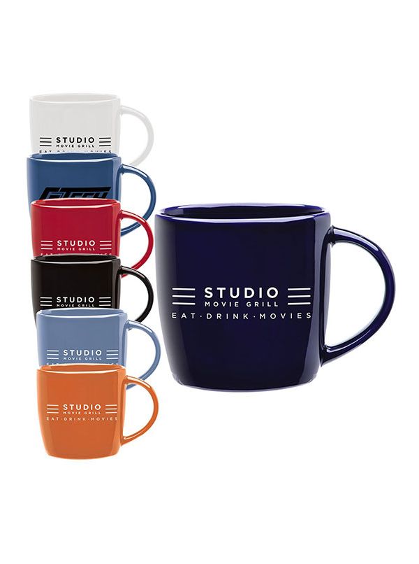 20 oz. Glossy Ceramic Mug | Custom Printed Mugs | Carry Green