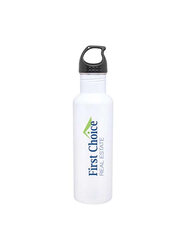 h2go Bolt 24oz Single Wall Stainless Steel Water Bottle