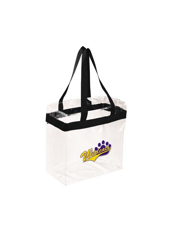 Printed Game Day Clear Stadium Tote Carry Green