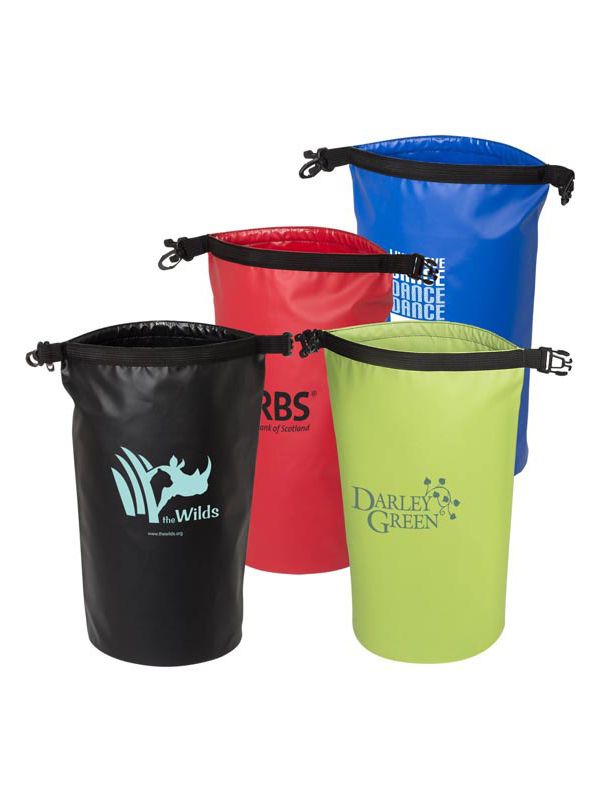 Custom printed 5L Water-Resistant Dry Bags CarryGreen