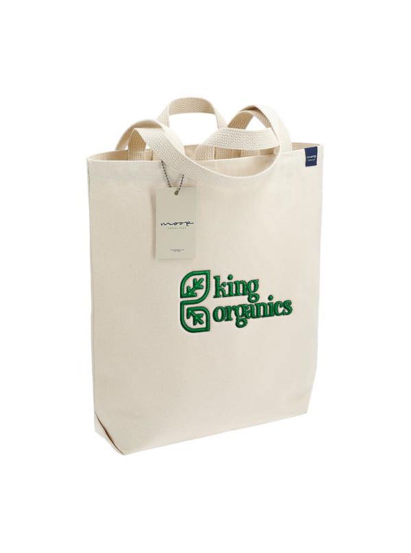 Custom Printed Moop® Carson Tote Cotton Bags CarryGreen