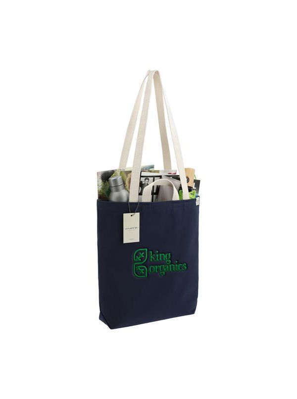 Custom Printed Moop® Carson Tote Cotton Bags CarryGreen